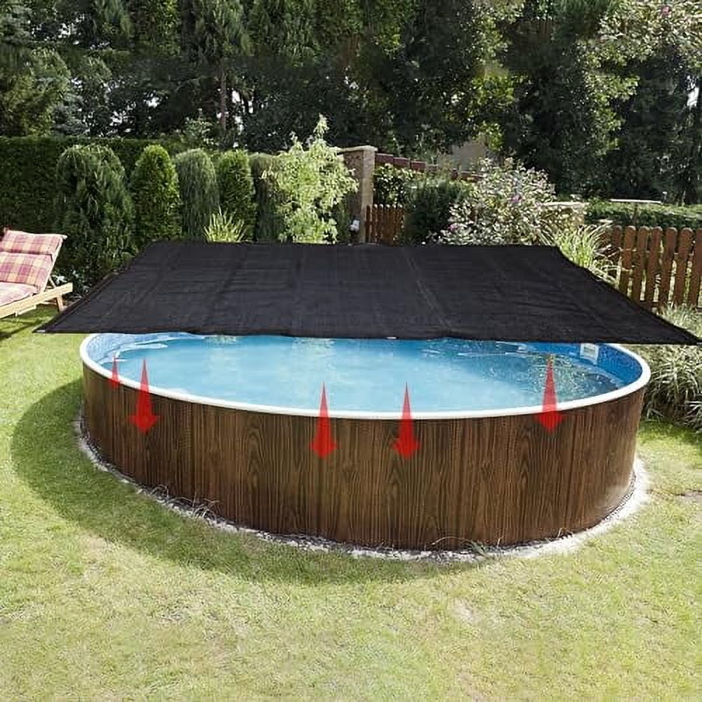 24x24 FT Pool Leaf Net Cover for Inground Pools, Square Mesh Pool Cover ...