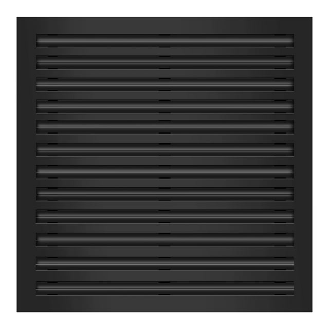 BUILDMART - 24x24 Modern AC Vent Cover - Decorative Black Air Vent ...