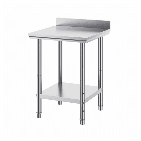 24x24 Stainless Steel Work Table, Commercial Kitchen Prep Table ...