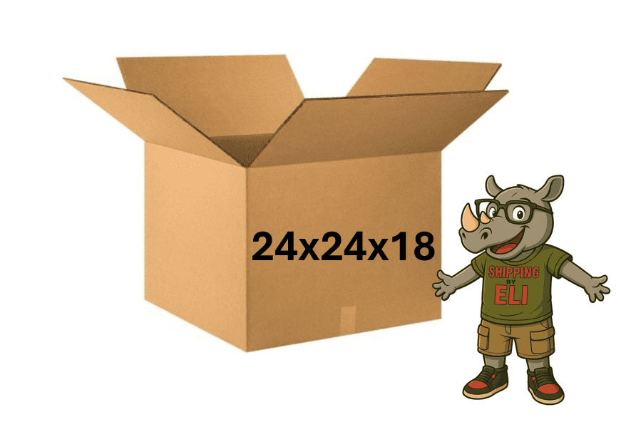 24x24x18 (200 lb strength) | SINGLE CARDBOARD BOX - Walmart.com