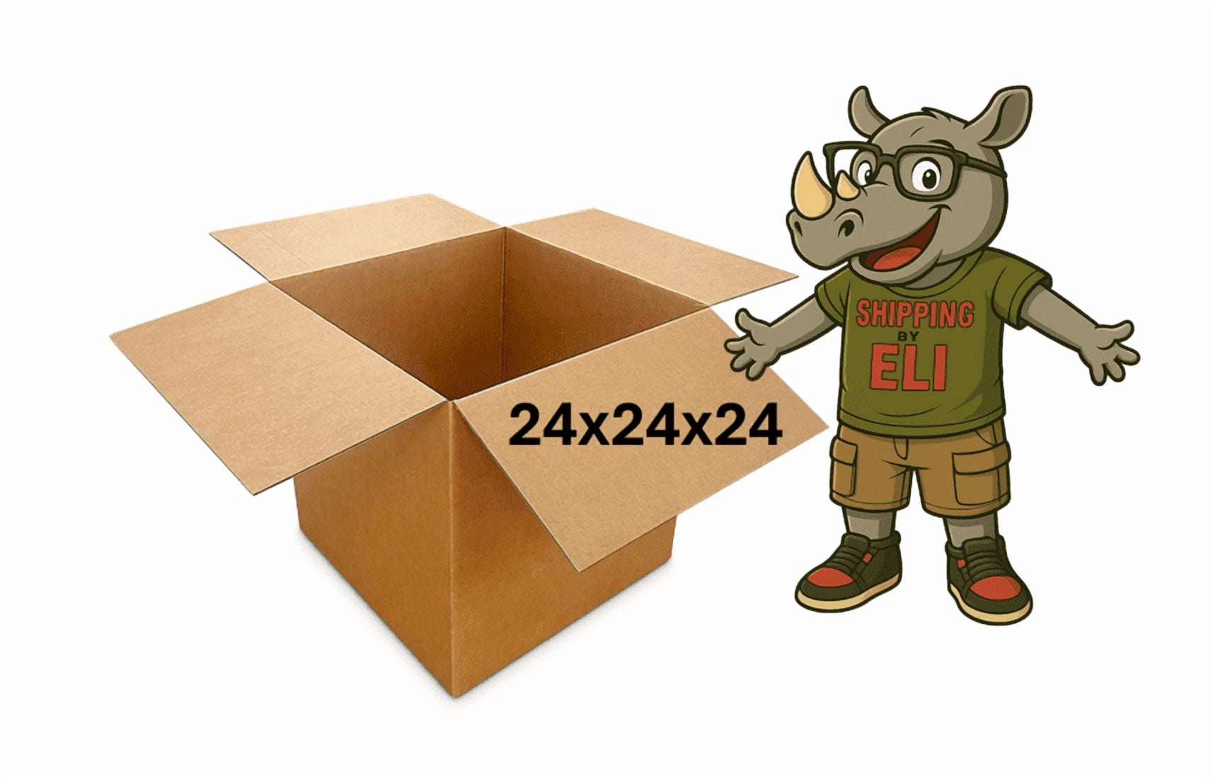 24x24x24 (200 lb strength) | SINGLE CARDBOARD BOX - Walmart.com