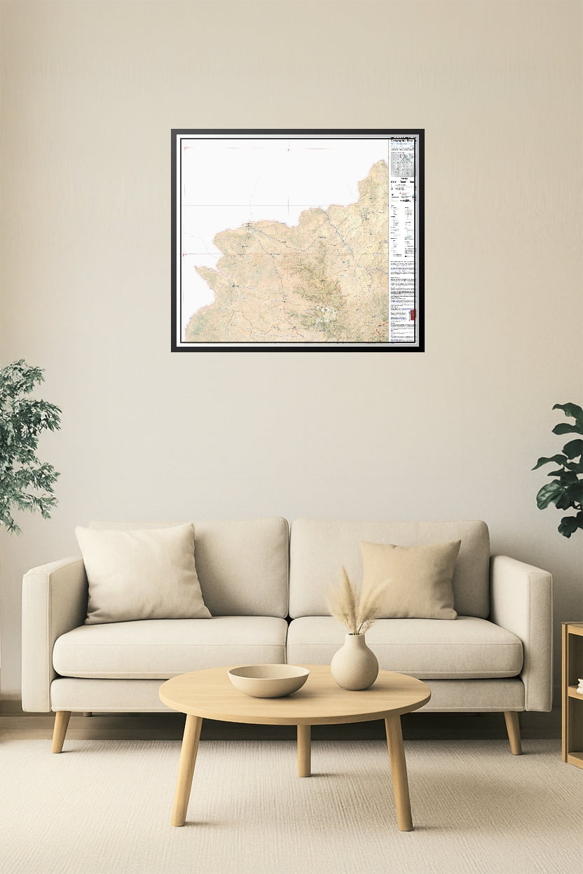 24x28in Poster Ethiopia Tigray Region Geographic Base Poster – Detailed ...