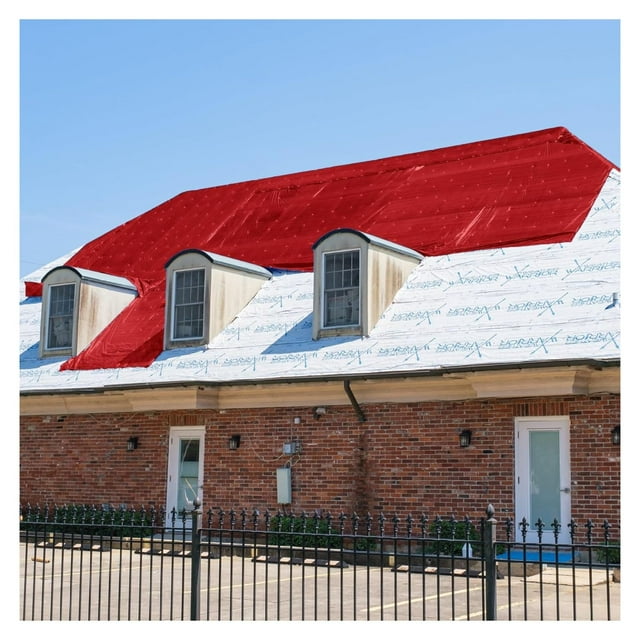 24x30 Extra Heavy Duty RED Tarp 3 Ply Reinforced Canopy 6 oz 12 Mil ...
