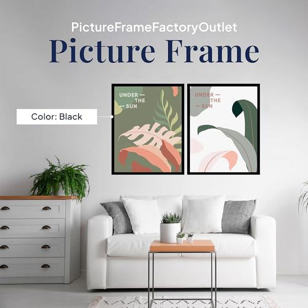 24x30 Puzzle Frame with 1.25" Flat Black Profile - All-in-One Solution ...