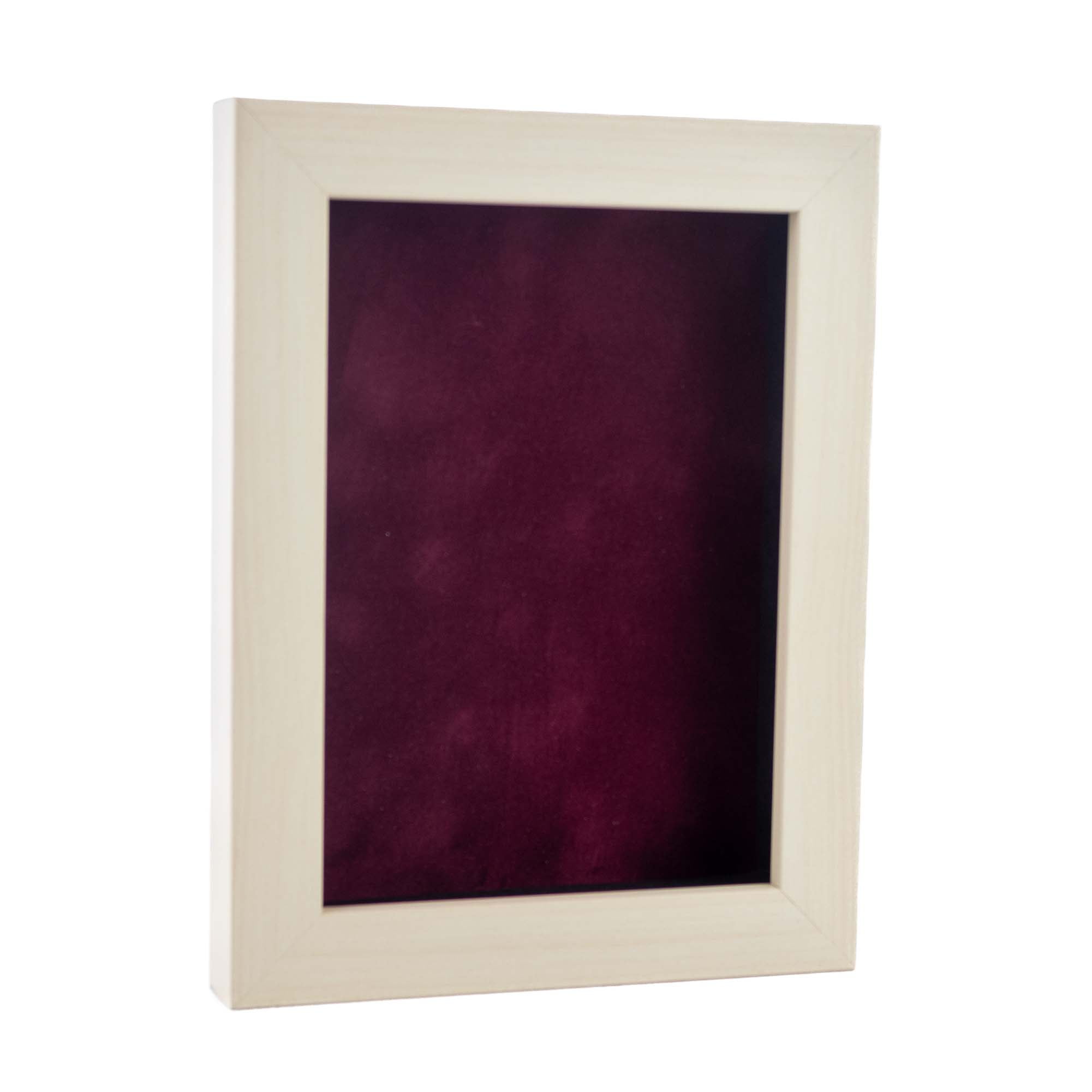 24x30 Shadow Box Frame White Washed Wood | With a 3/4" Usable Display ...