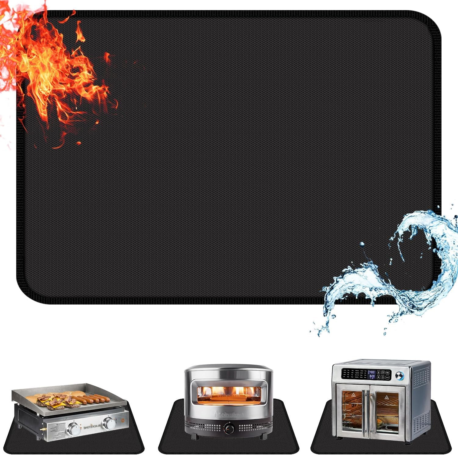 24x31 Heat Resistant Mats for Countertop, Double Sided Fireproof Under ...