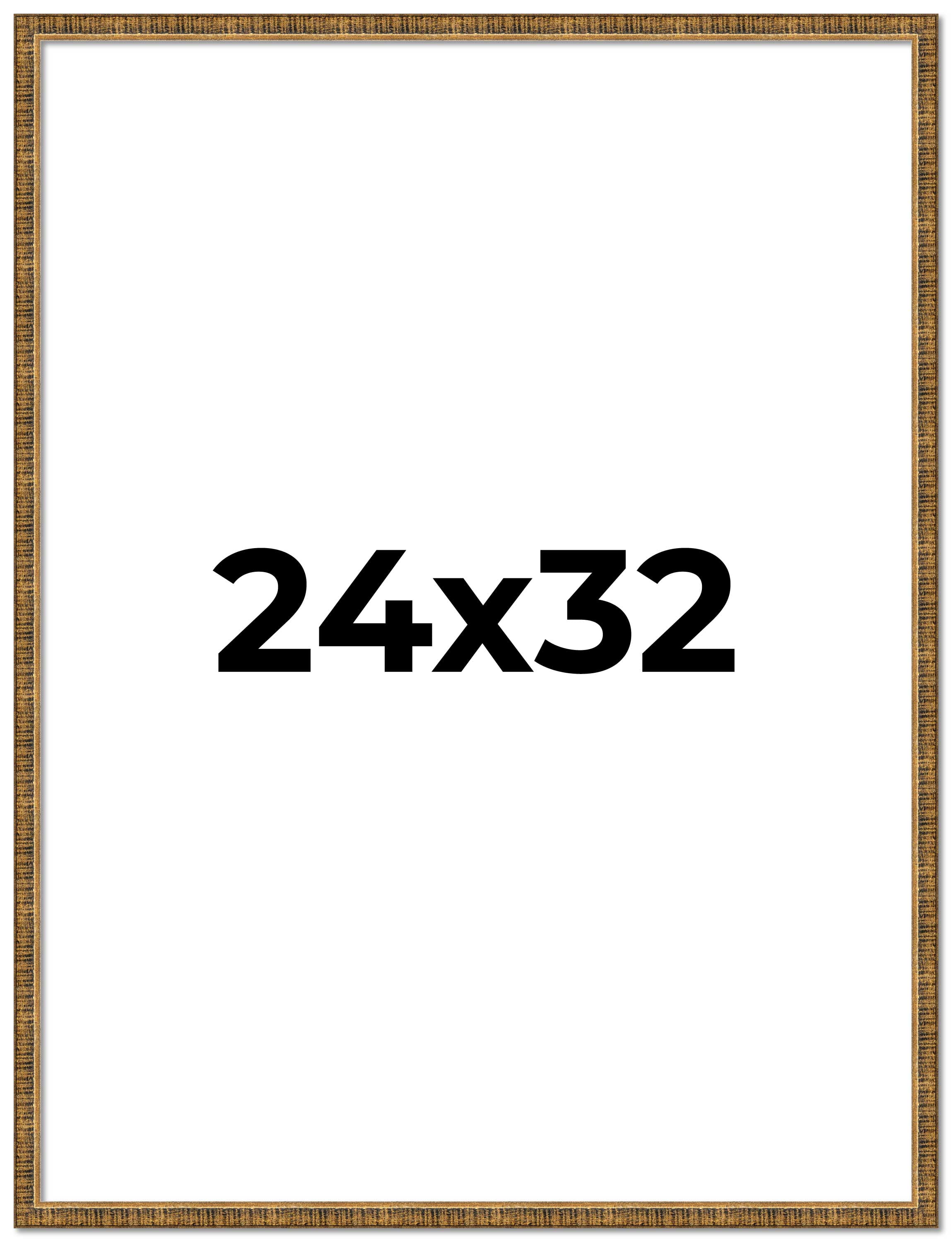 24x32 Frame Gold Picture Frame - Complete Modern Photo Frame Includes ...