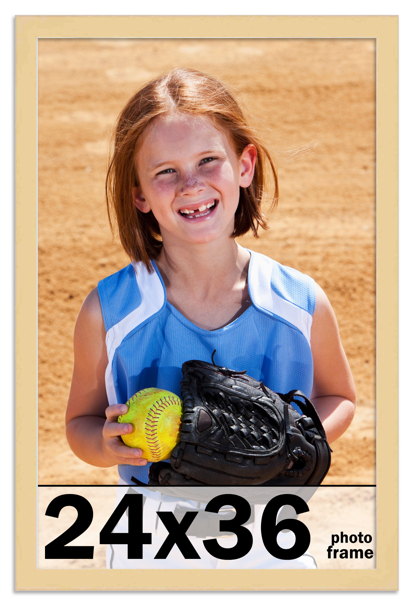 Craig Frames Stratton, 24x36 inch Picture Frame, Aged Gold - Walmart.com