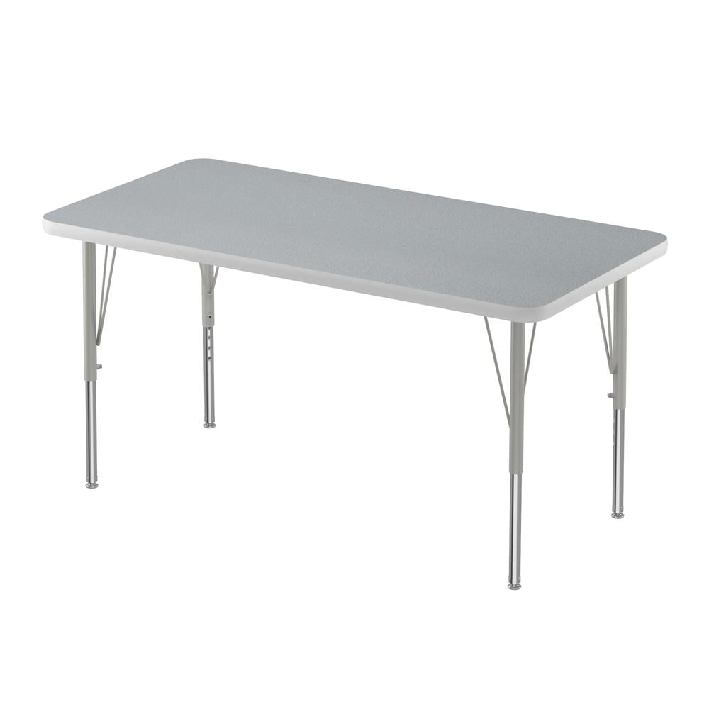 24x36 Gray Granite Commercial Wood Laminate Top Activity Table ...