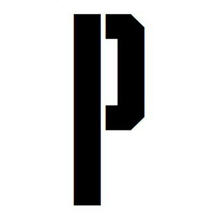 Block Letter Stencils P
