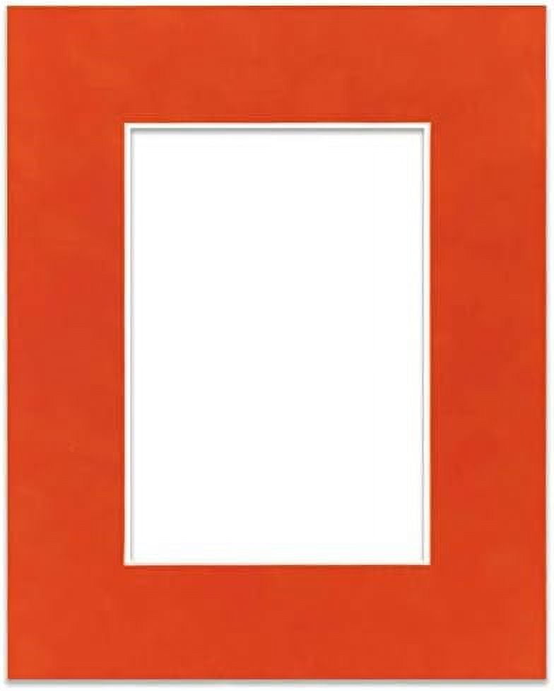 24x36 Mat Bevel Cut for 22x30 Photos - Acid Free Orange Suede Precut ...