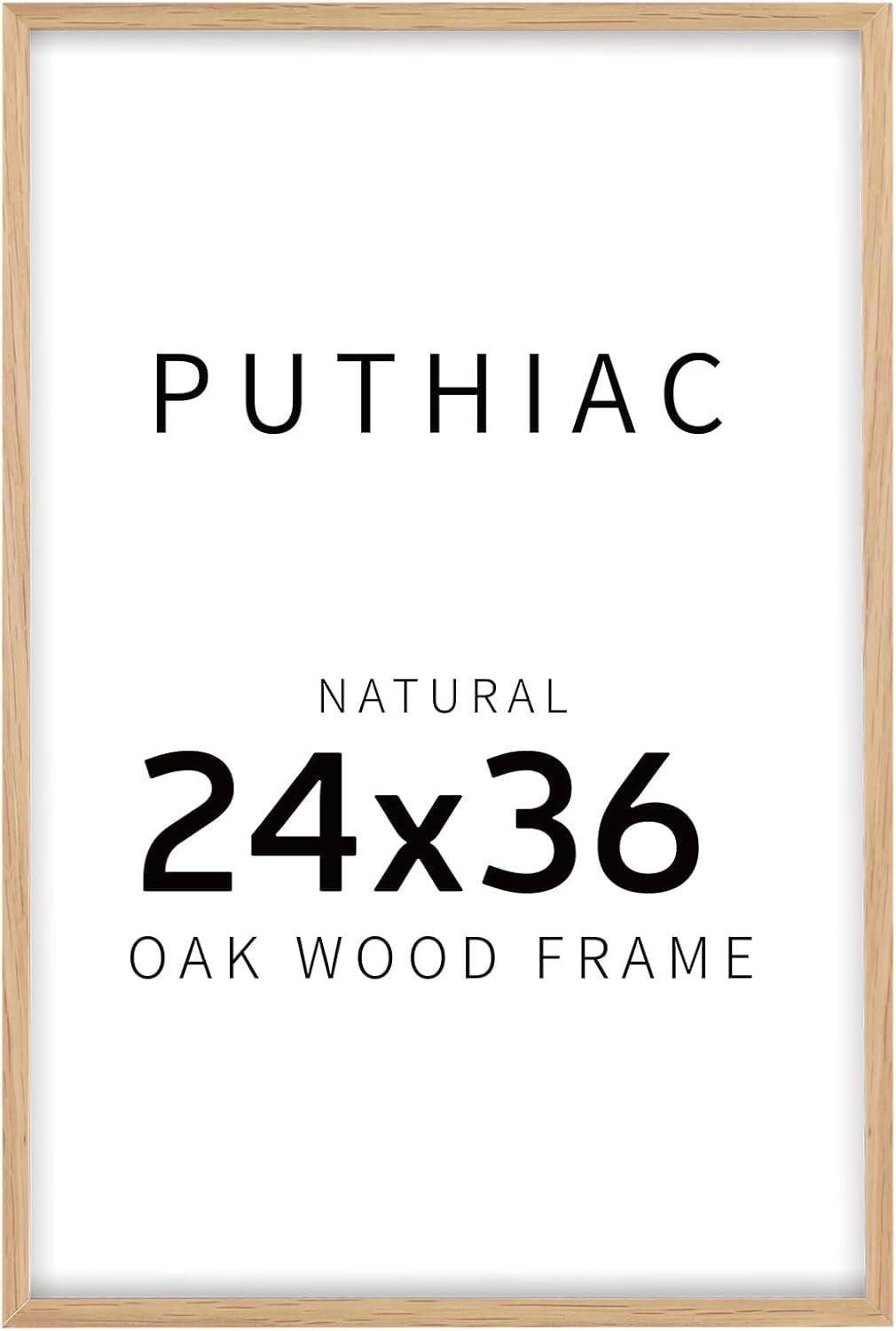 24x36 Oak Wood Picture Frames -24"x36" Poster Frames for Wall, 24x36 ...