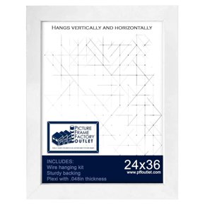 24x36 White Frame