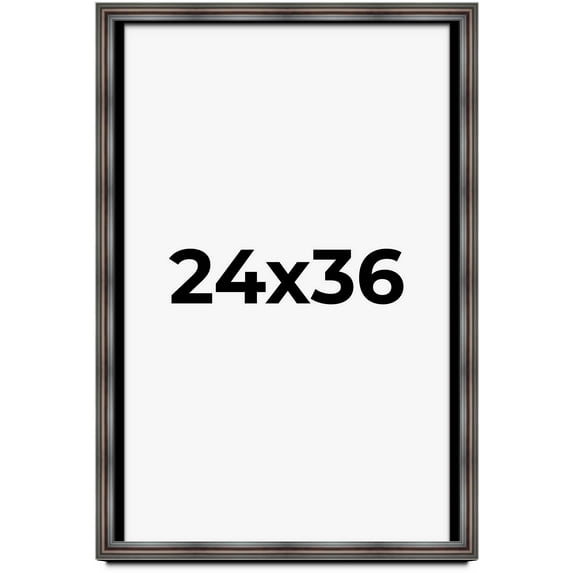 24x36 Shadow Box Frame Brown Cherry | 2.625 Inches Deep Pine Wood ...