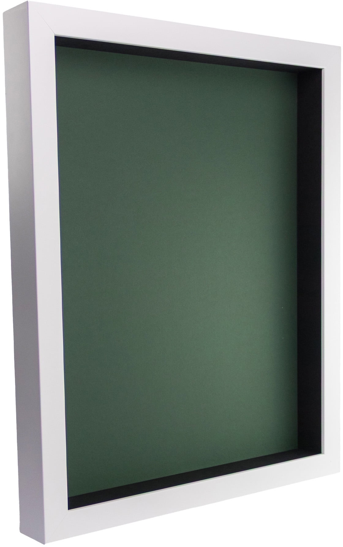 24x36 Shadow Box Frame In White With A 1 3/4" Usable Depth Includes ...
