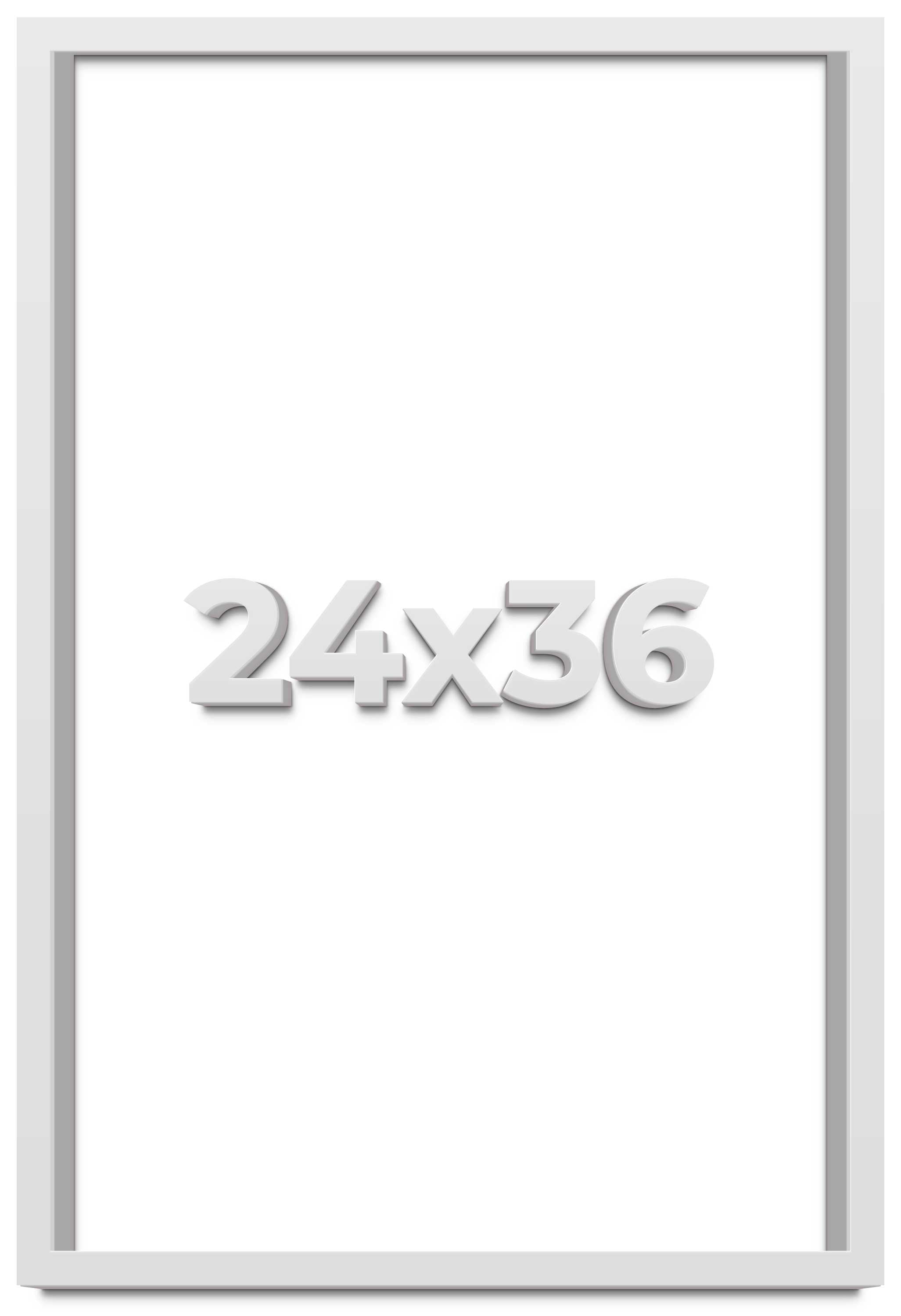 Walmart 24x36 White Wood Shadow Box Frame | Real Wood | UV Resistant ...