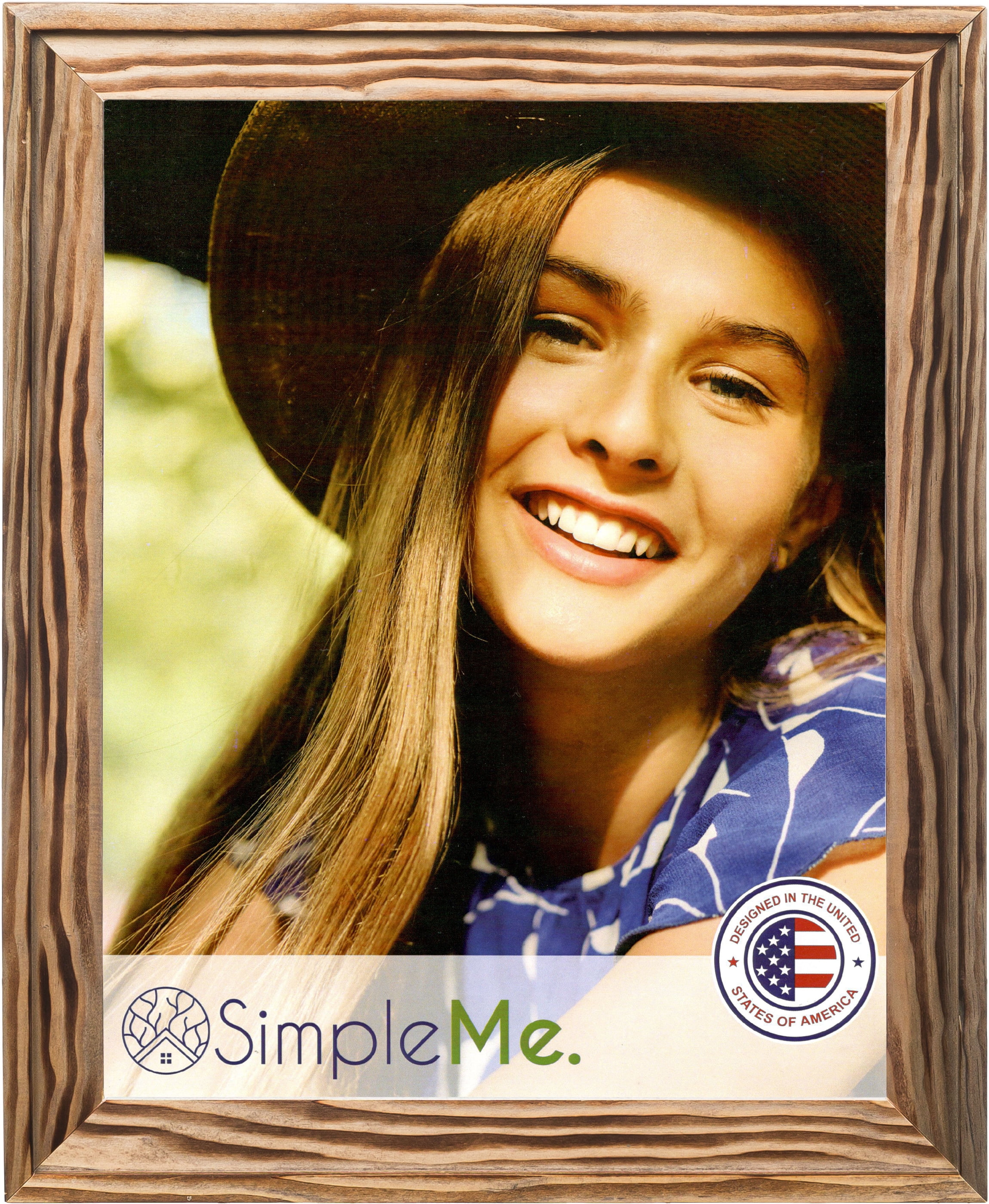 24x36 Solid Wood Poster Picture Frame - Rustic Natural Wooden Wall ...