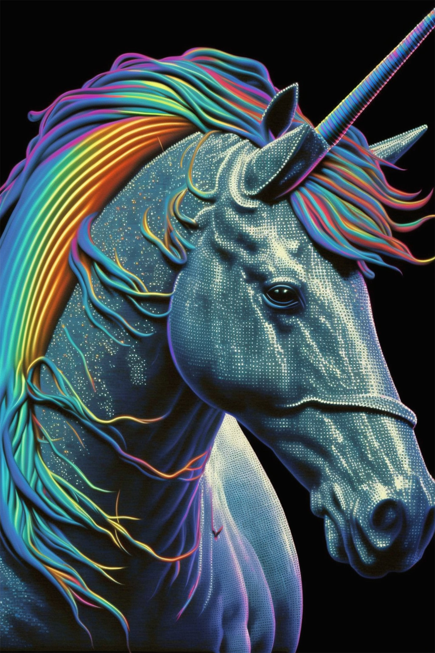 24x36 gallery poster, 1980s unicorn p2 - Walmart.com