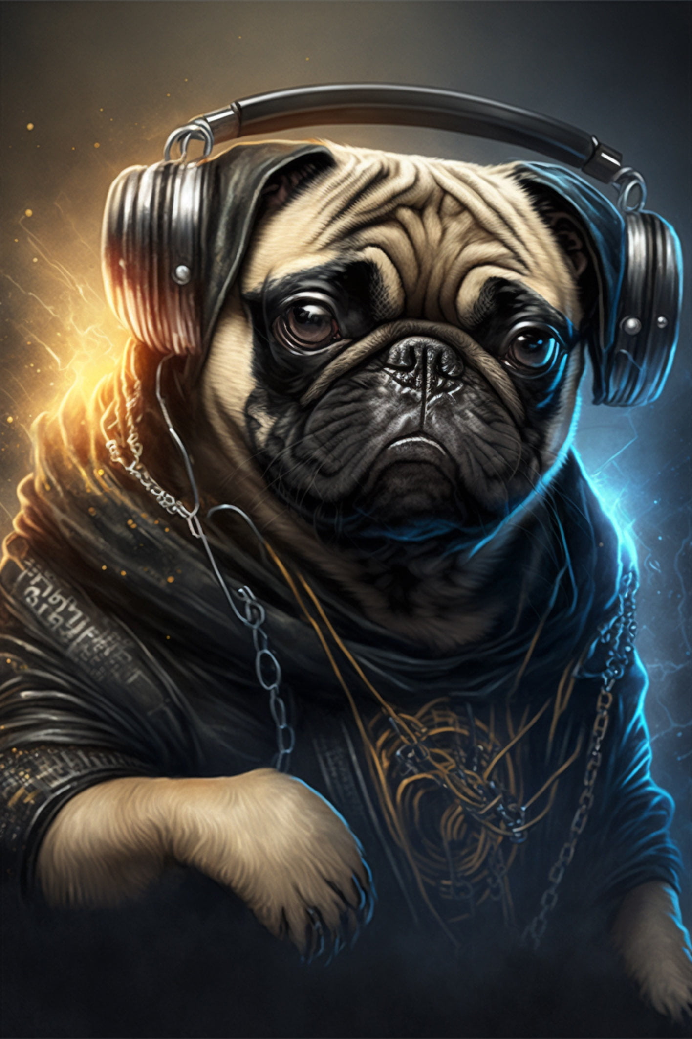 24x36 gallery poster, DJ Pug p2 - Walmart.com