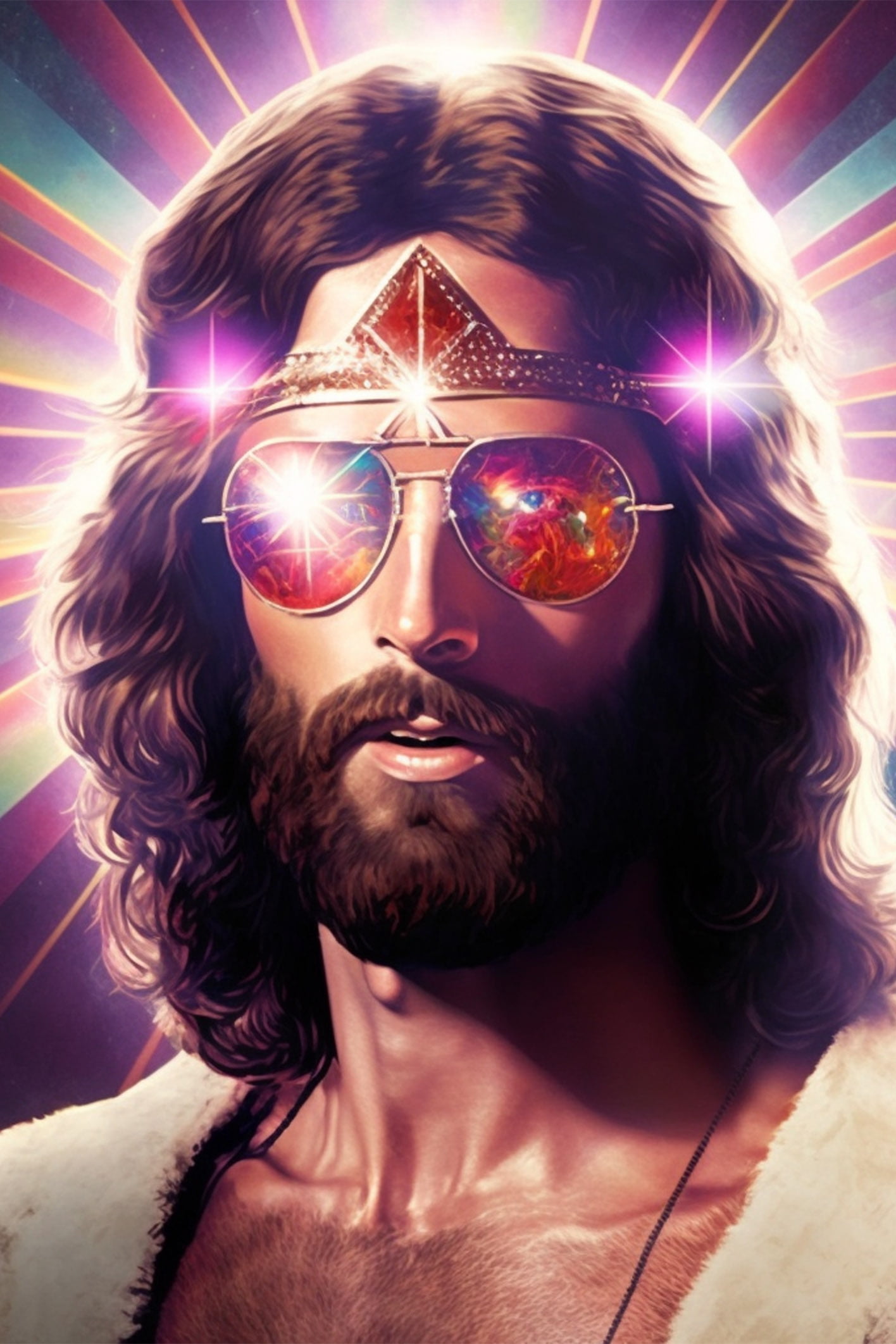 24x36 gallery poster, Disco Jesus Christ p2 - Walmart.com