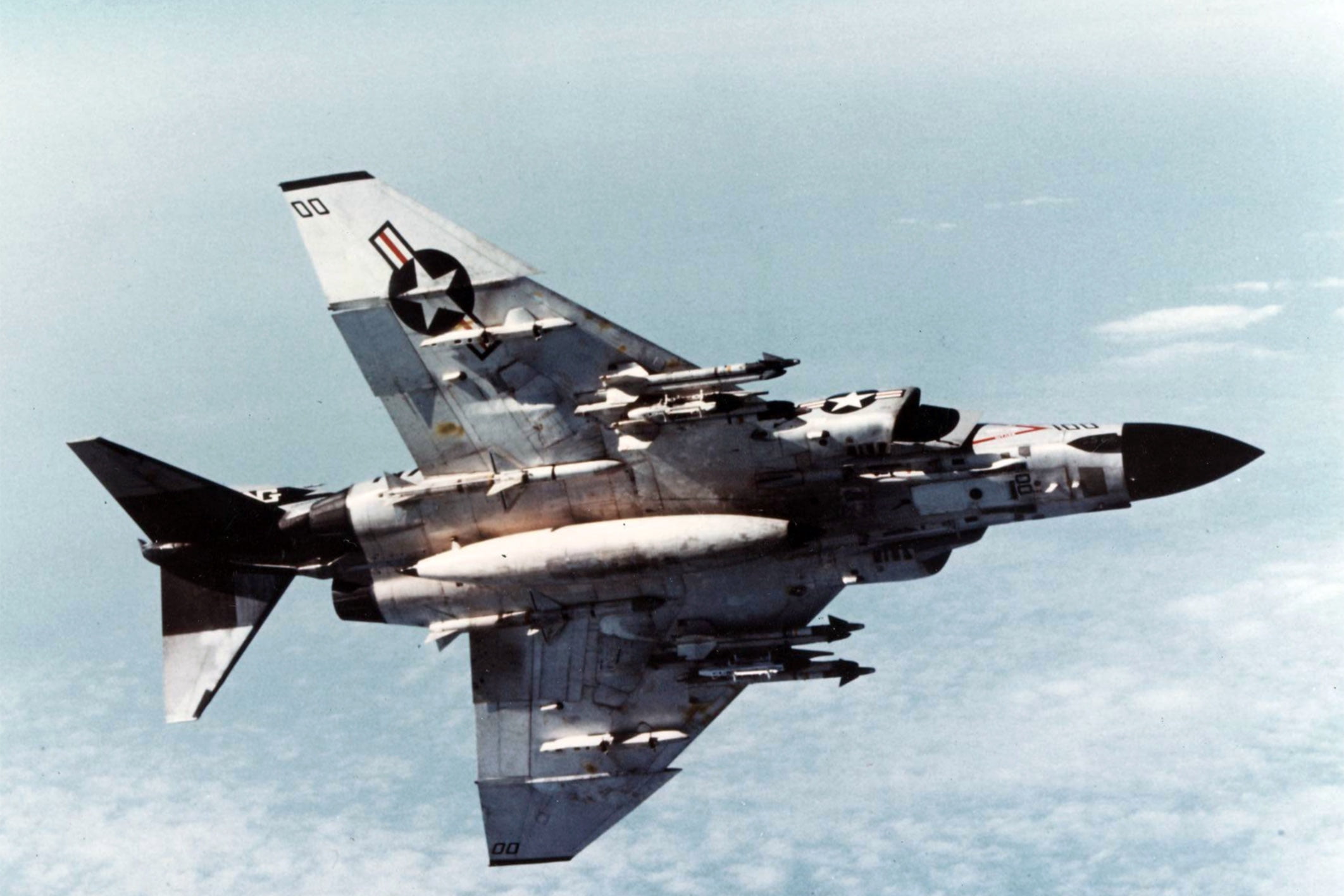 24x36 gallery poster, F-4 Phantom II VF-96 F-4J Showtime 100 armed with ...