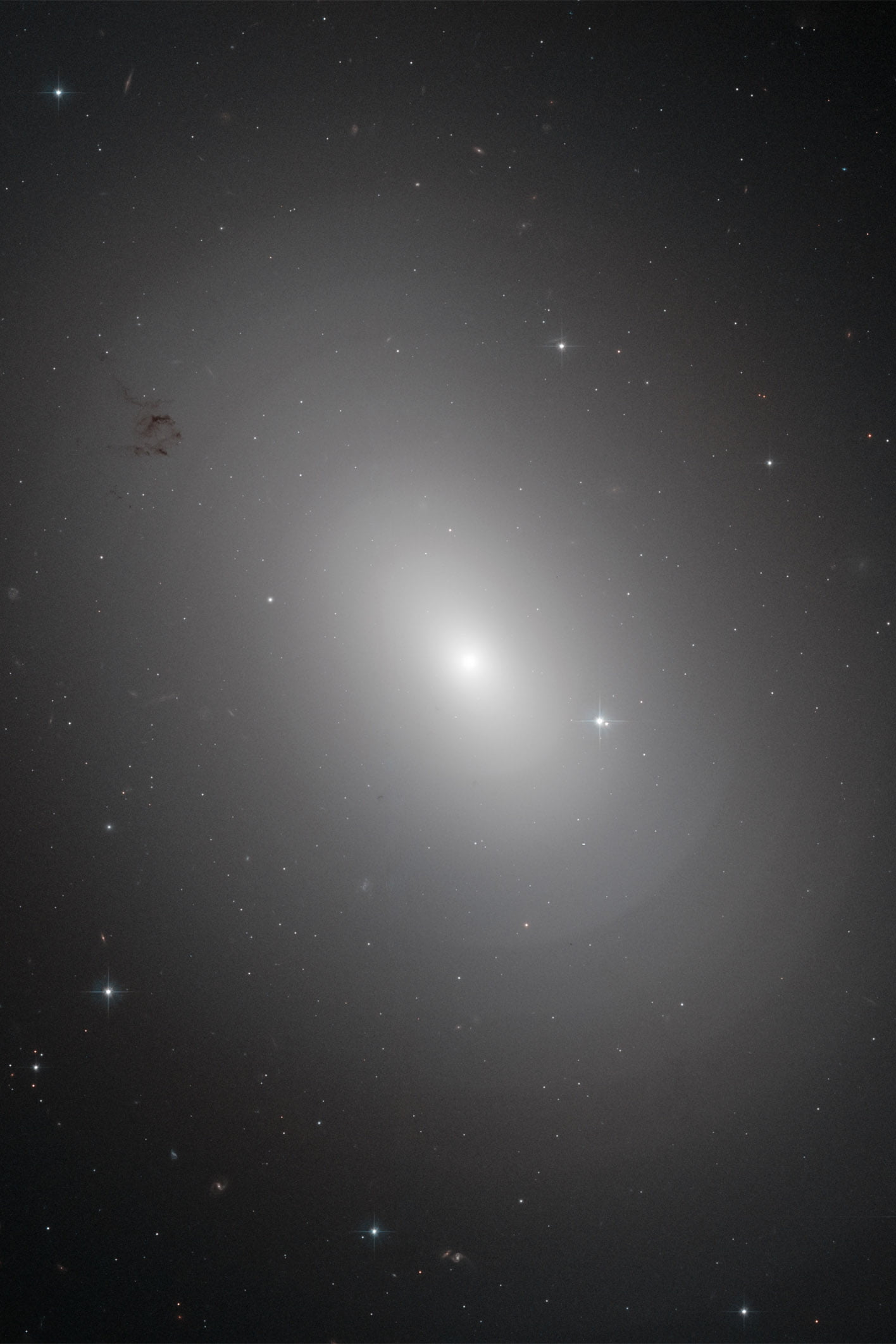 24x36 gallery poster, NGC 3923 Elliptical Shell Galaxy (Hubble ...
