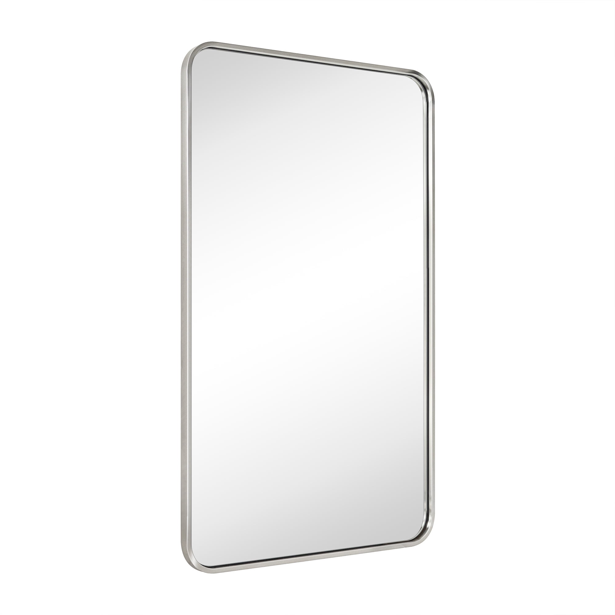24x40'' Brushed Nickel Mirrors for Bathroom,Bathroom Vanity Mirror ...