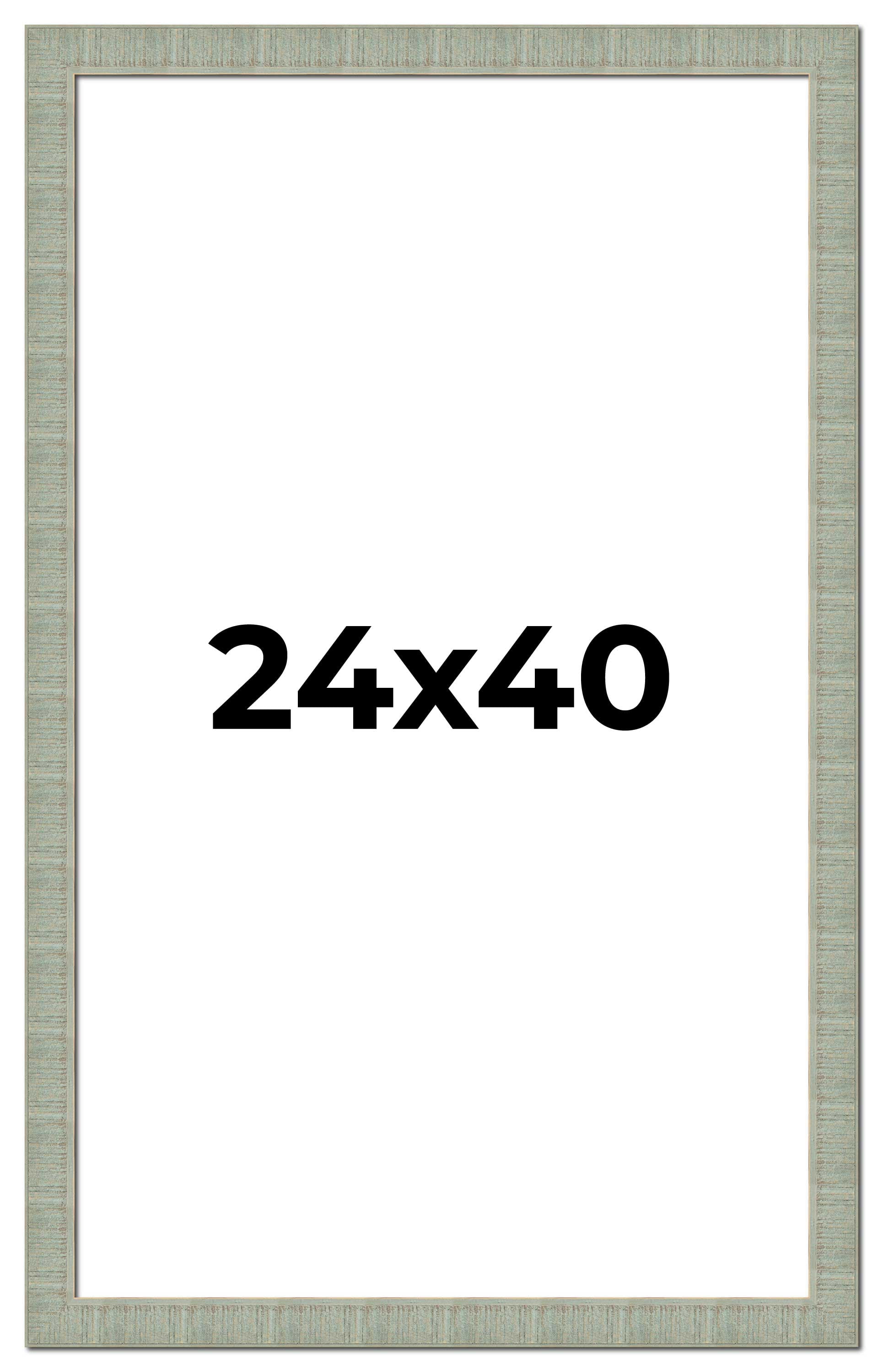 24x40 Frame Green Desert Pear Solid Wood Picture Frame | 1.625 Inch ...