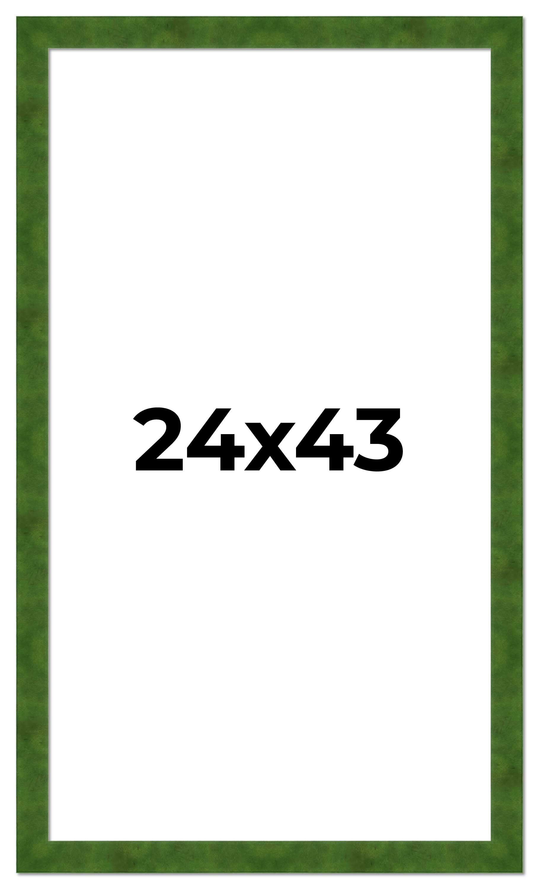 24x43 Frame Green Burl Solid Wood Picture Frame | 1.75 Inches Moulding ...