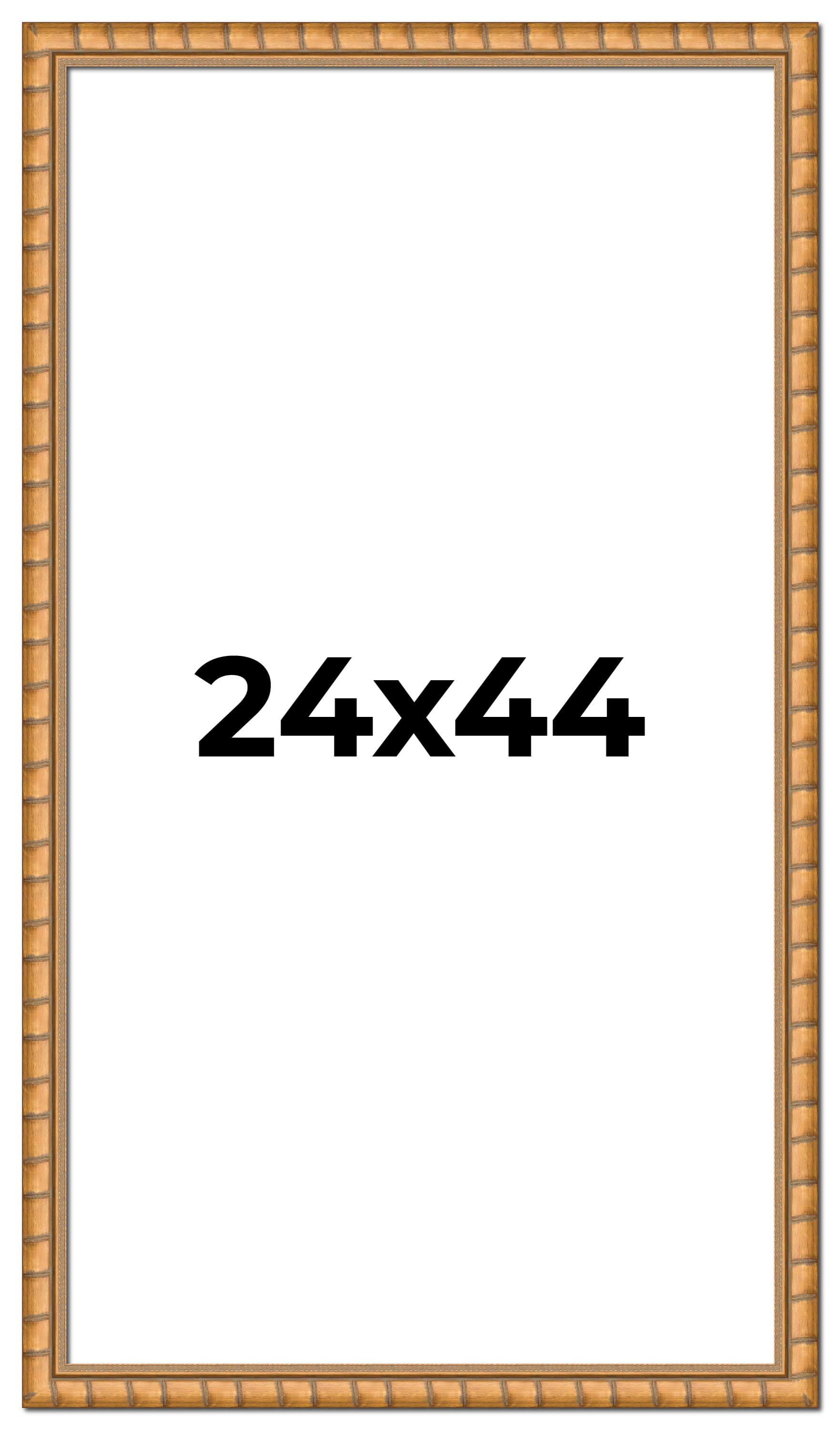 24x44 Frame Gold Real Wood Picture Frame Width 1.5 inches | Interior ...