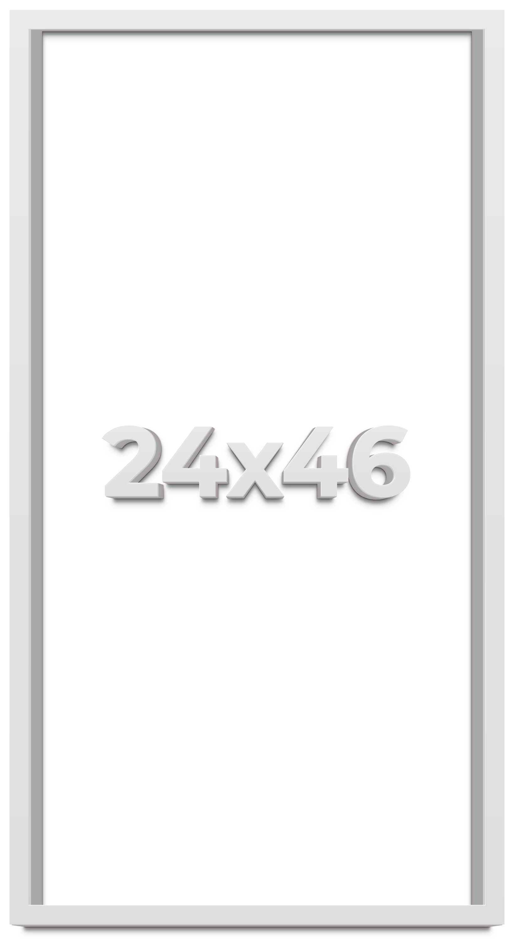 Walmart 24x46 White Wood Shadow Box with Acrylic Front, UV Resistant, 1 ...