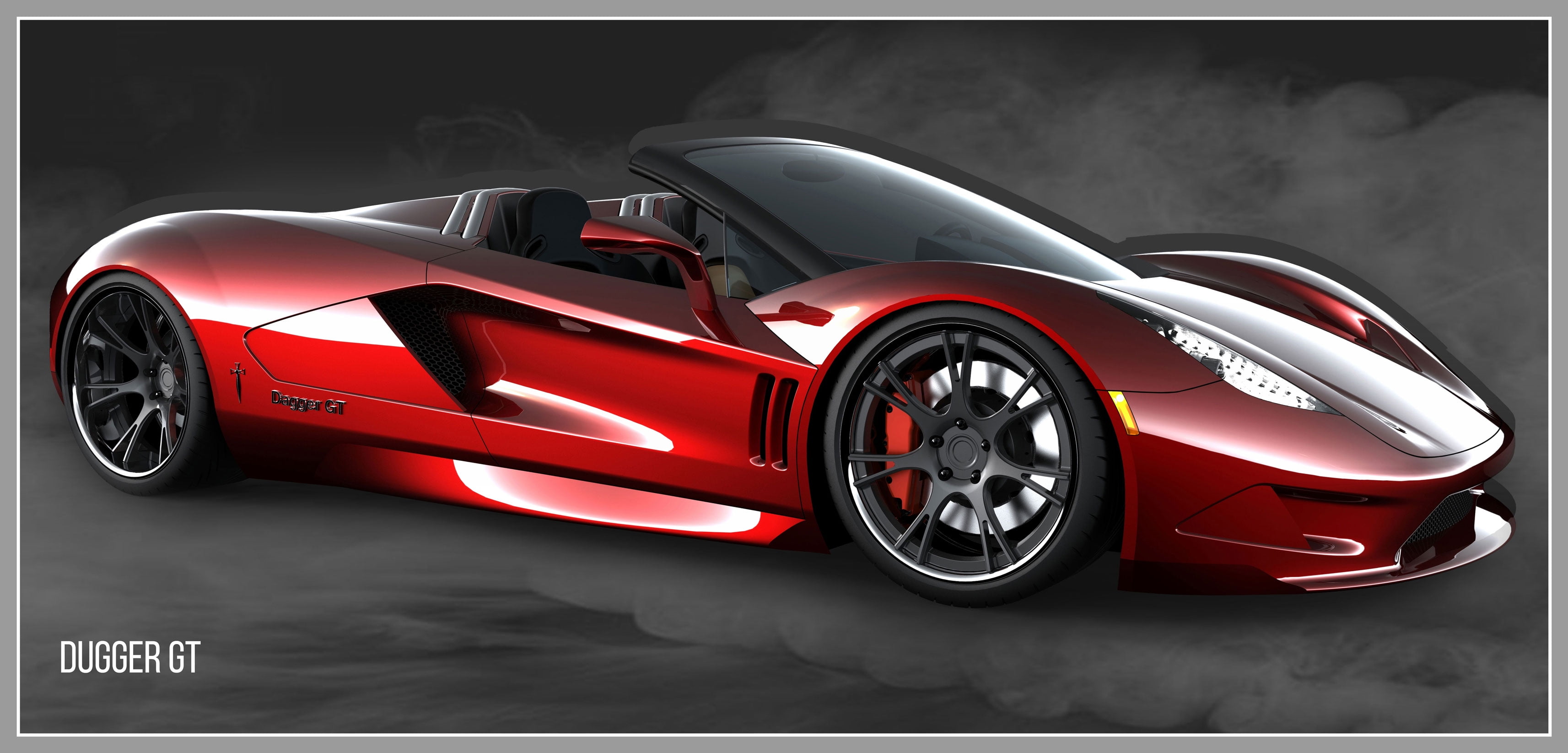 24x50in Rolled Canvas 300 MPH Dagger GT Photographic Print Poster HP ...