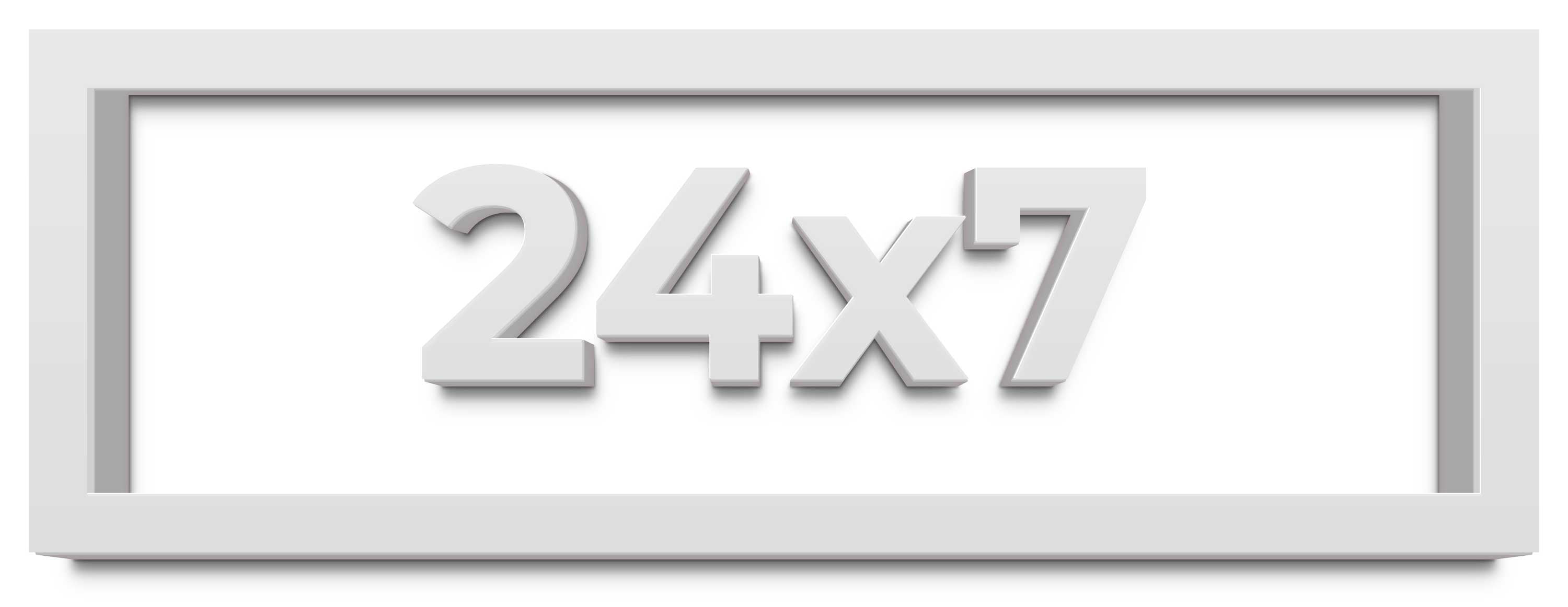24x7 Shadow Box High Gloss White Display Frame | 1.625 Inches Deep | 1 ...