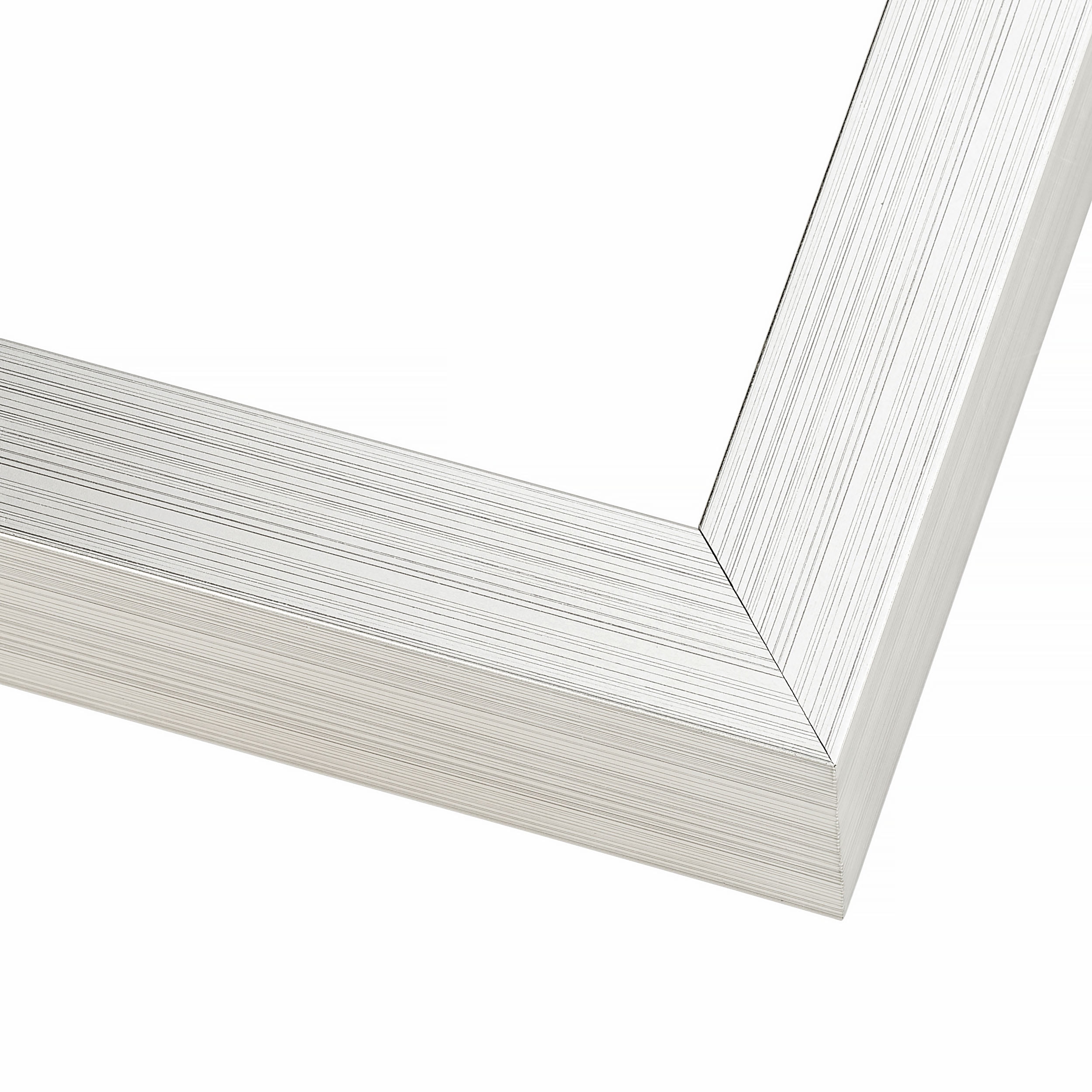 24x8 Silver Shadowbox Frame - Interior Size 24x8 by 1.5 Inches - Made ...