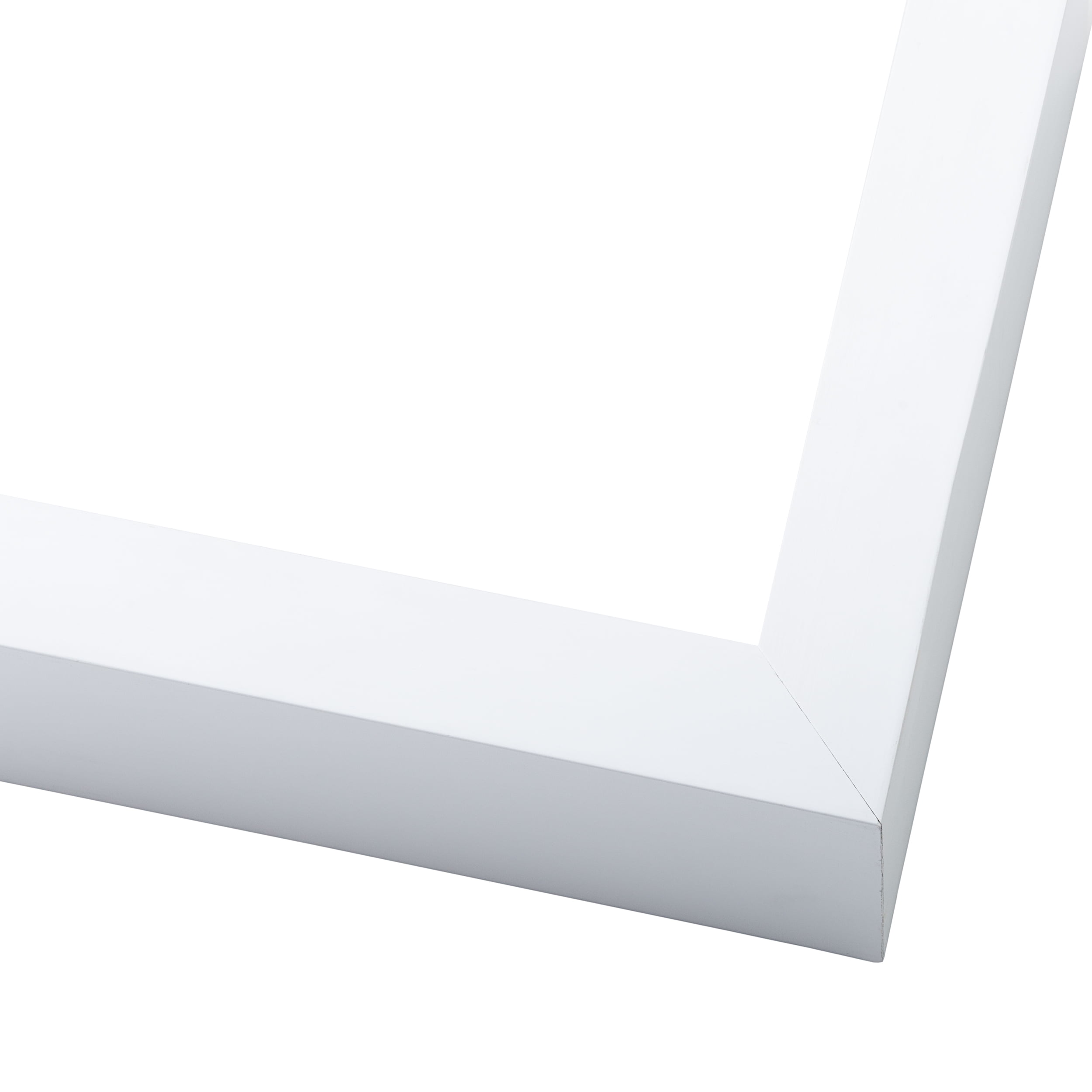 24x8 White Shadowbox Frame - Interior Size 24x8 by 2 Inches - Made to ...