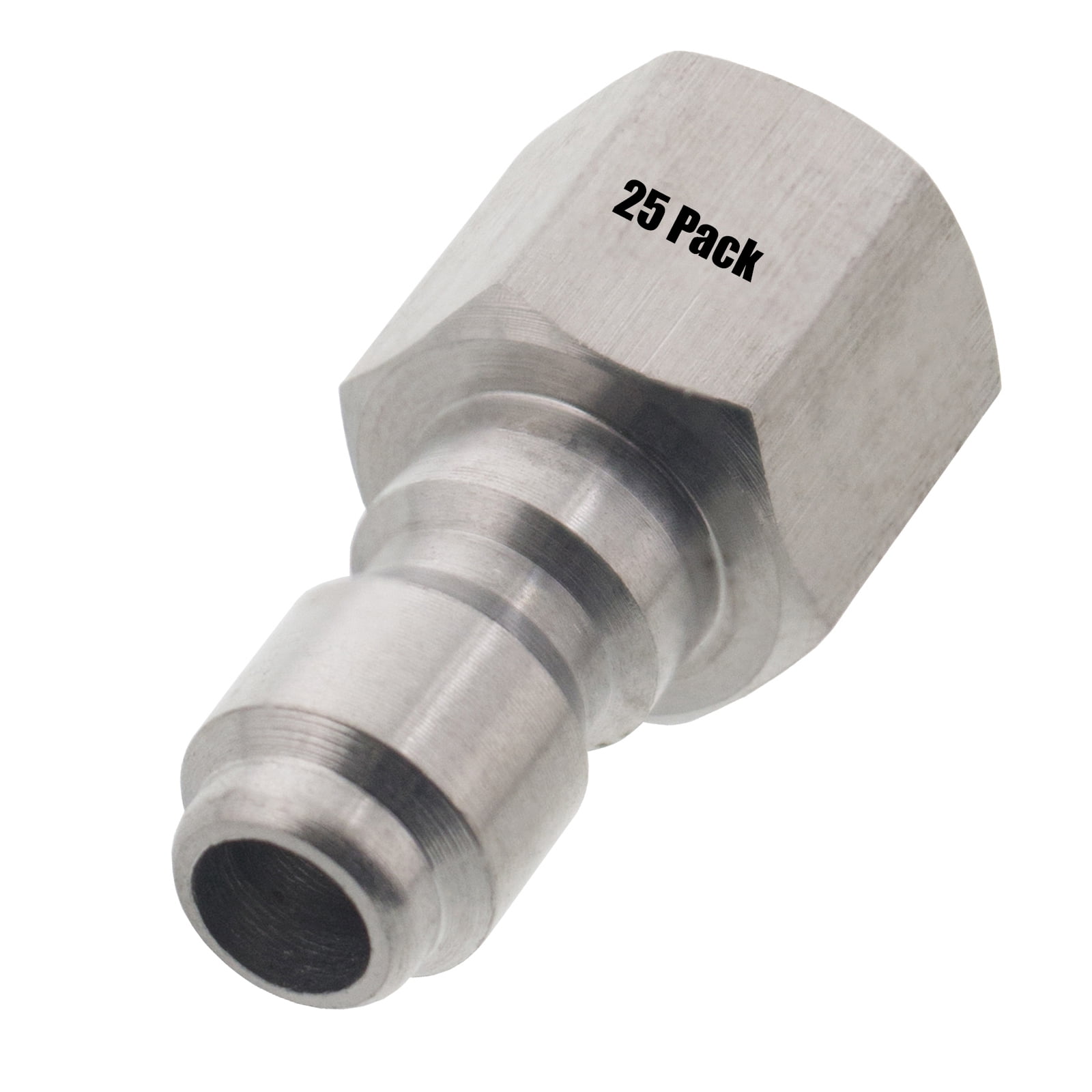 (25) 1/4" FPT Female Stainless Steel Plug Quick Connect Coupler ...