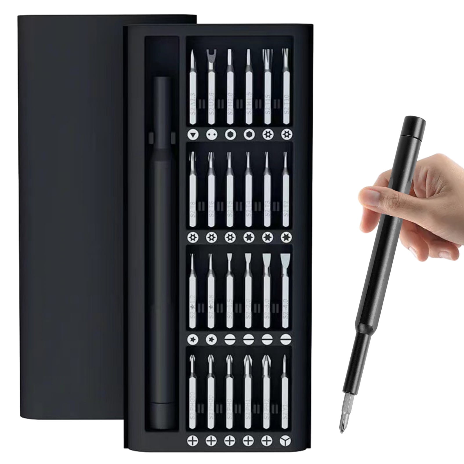 25 In 1 Mini Screwdriver Set, Precision Screwdriver Magnetic Pocket ...