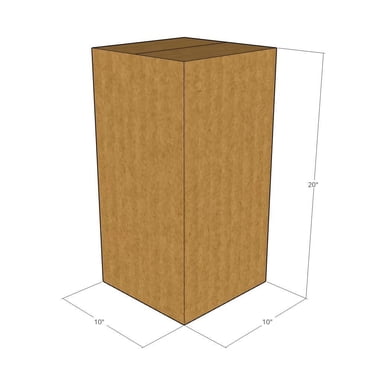 COASTWIDE Office Moving Shipping Boxes 20x20x12 Inches, 32 ECT Brown ...
