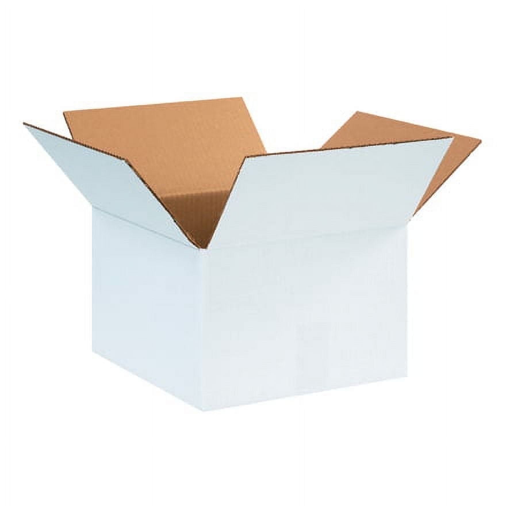 25 12x12x8 White Corrugated Shipping Boxes Mailing Packing Storage Box ...