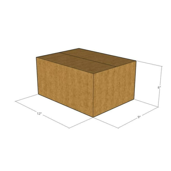 36x6x6 Kraft Brown Corrugated Shipping Boxes, 32 ECT Single-Wall, Qty ...