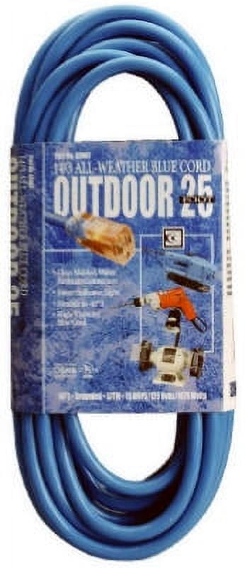 25 14/3 SJTW-A Blue Extension Cord Premium All Weather, Each - Walmart.com