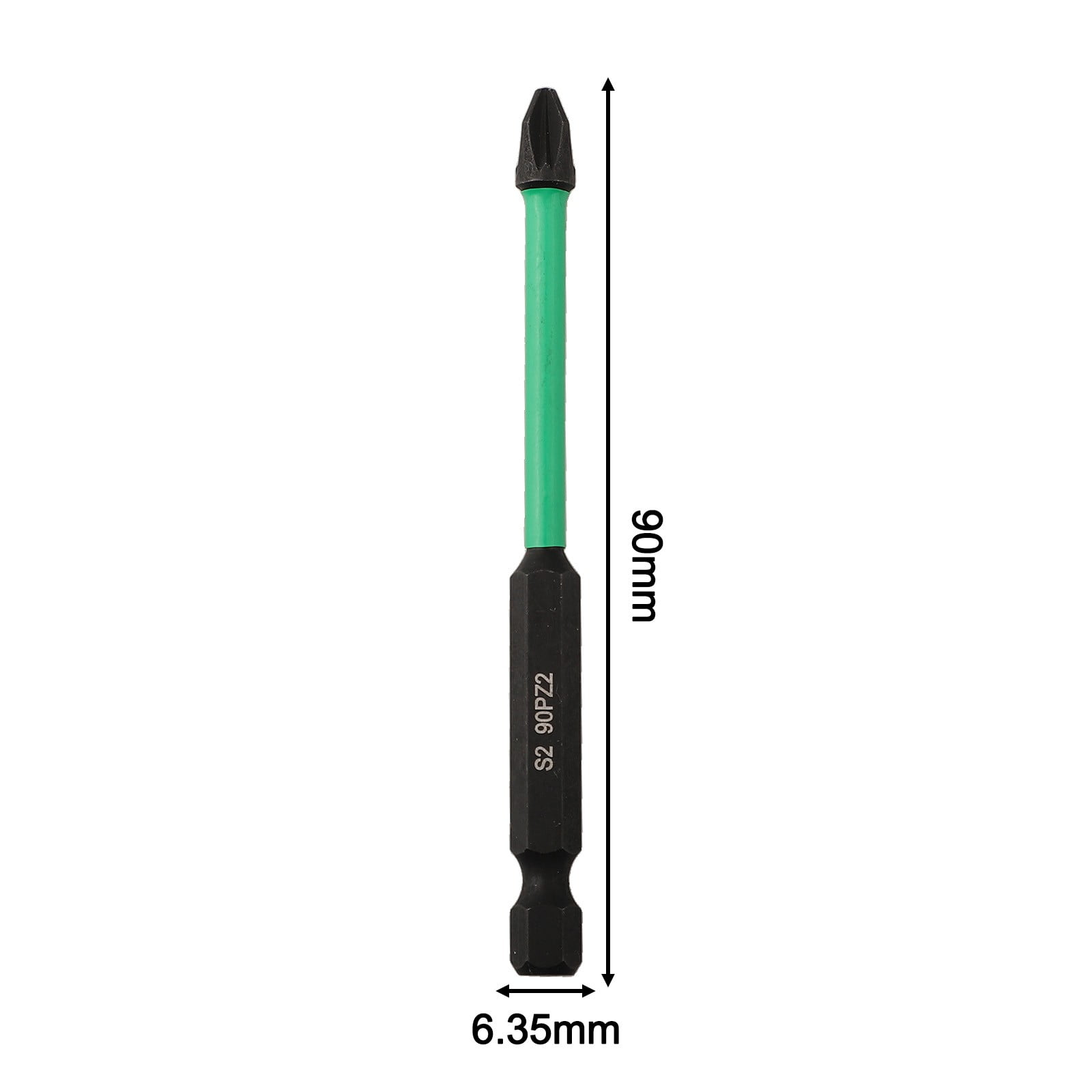 25-150Mm Magnetic Batch Head Pz-2 Screwdriver Bit Alloy Steel Electric Drill Driver Bits Non ...