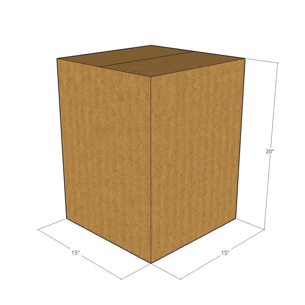25 - 15x15x20 - 32 ECT New Corrugated Boxes - Walmart.com