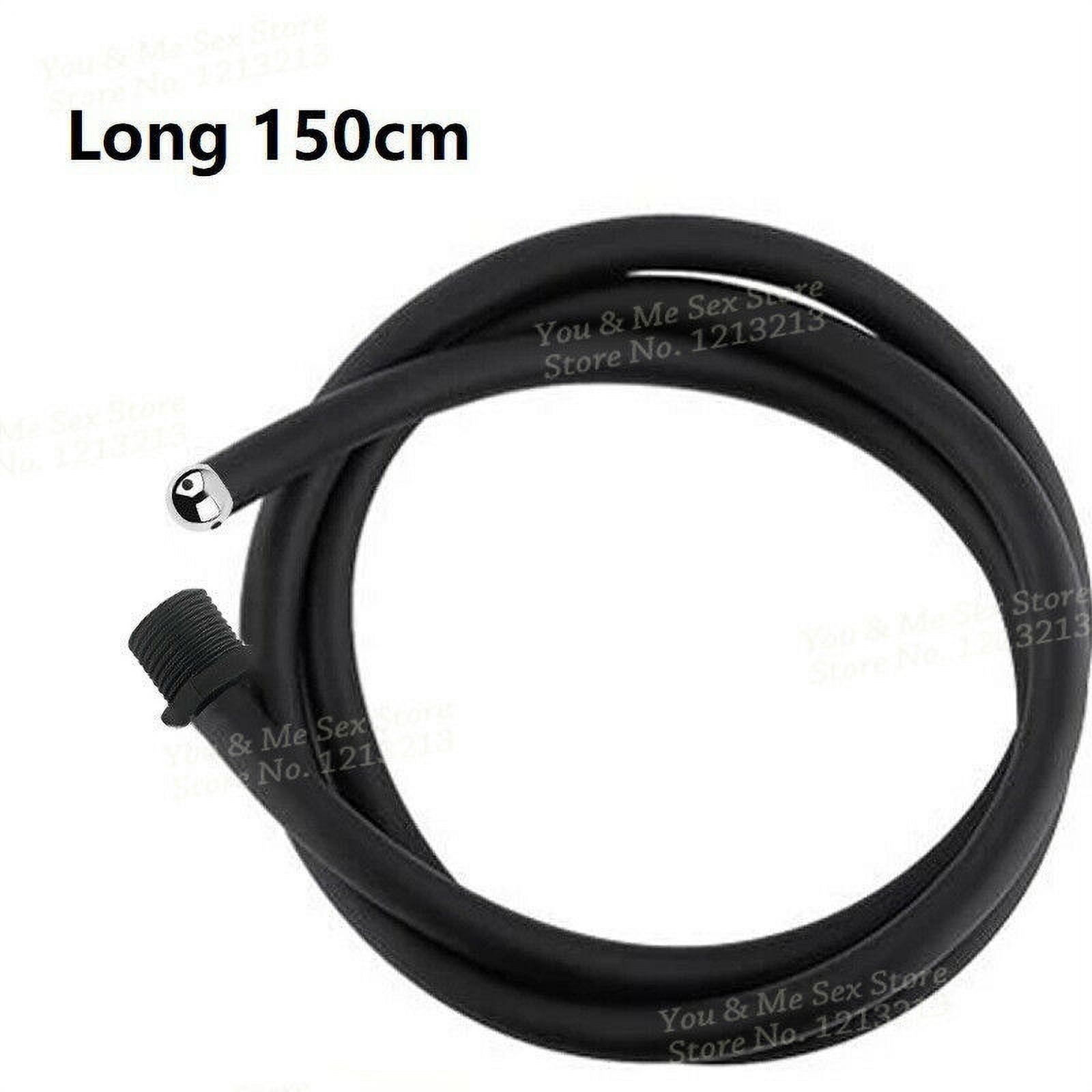 25-200cm Super Long Douche Silicone Enema Syringe Shower Cleaning Head ...