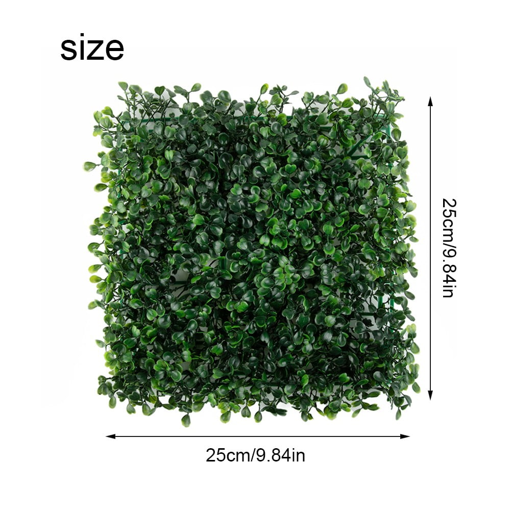 25*25cm Artificial Hedge Grass Wall, Green Wall Panels, Plant Wall ...