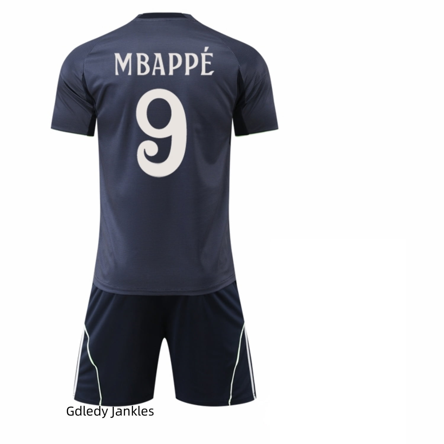 25/26 Away Soccer Shirt with Mbappe 9 Printing - Walmart.com