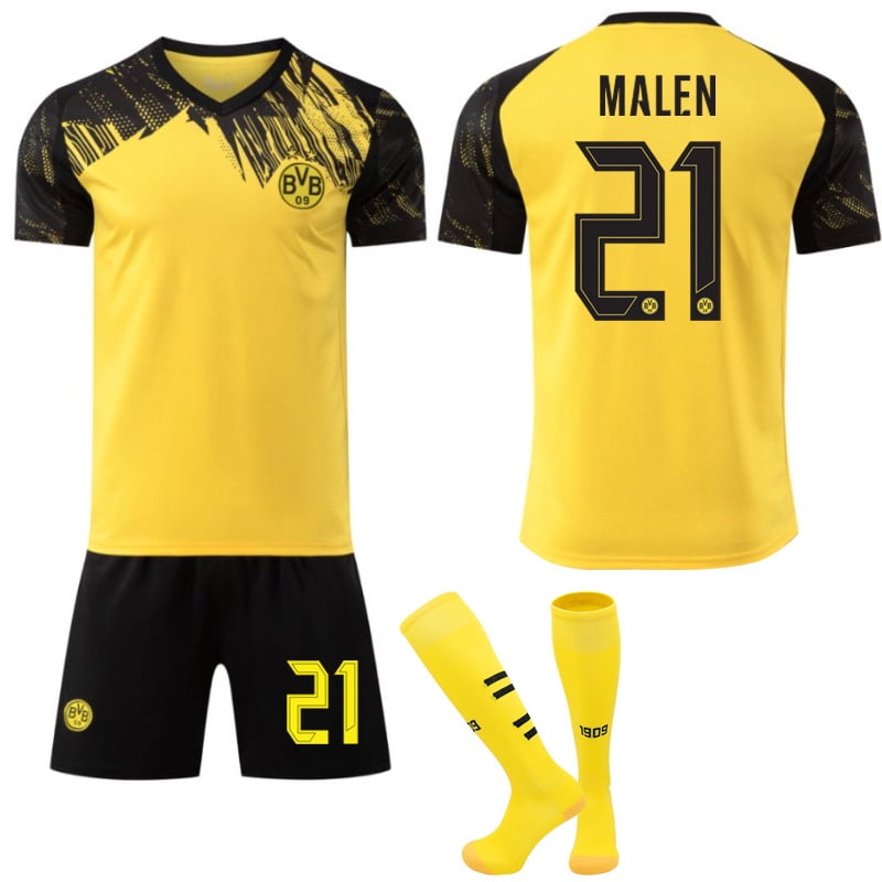 25/26 Borussia Dortmund Home No.21 MALEN Football Jersey Fan training ...