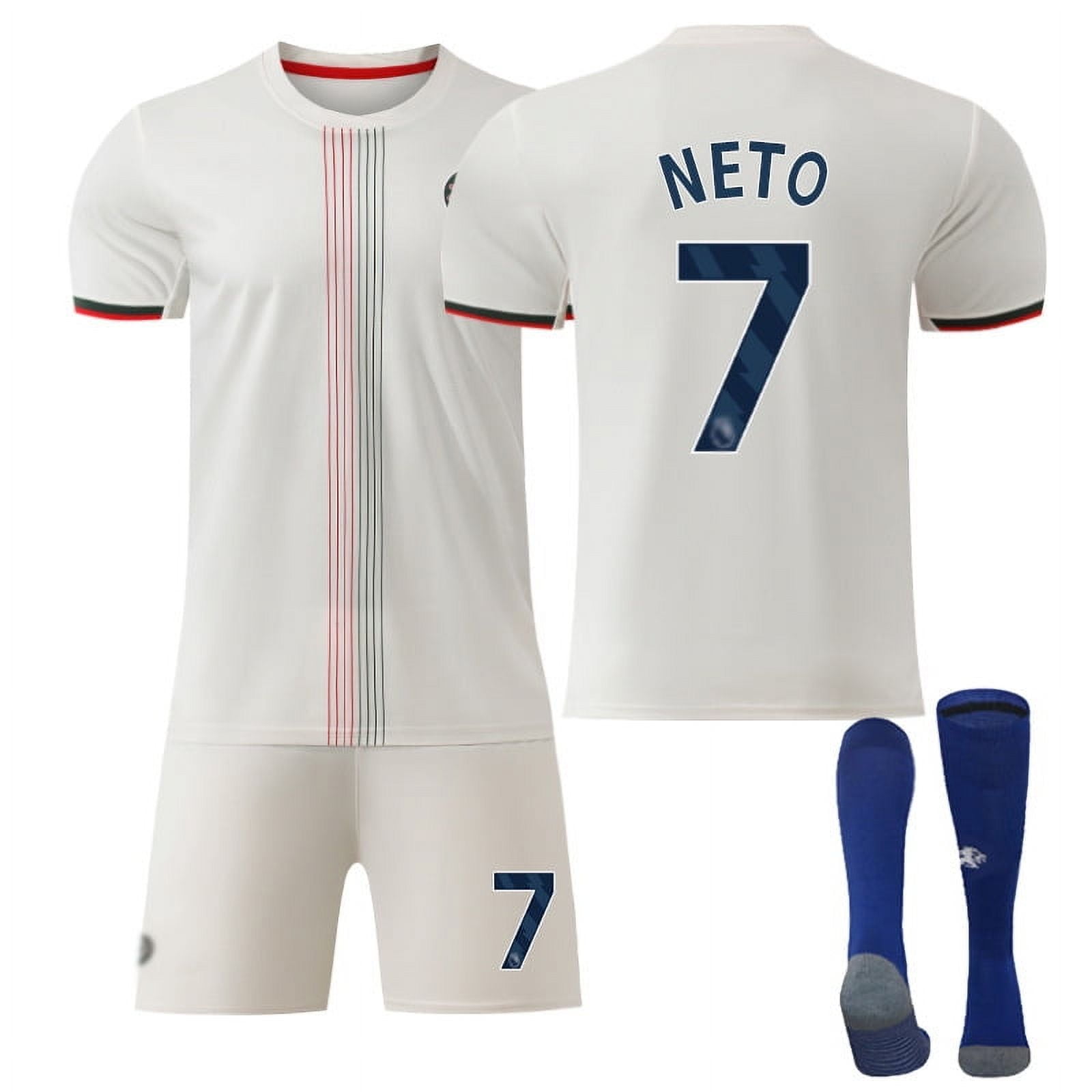 25/26 Chelsea Away No.7 NETO football jersey fan training jersey set ...
