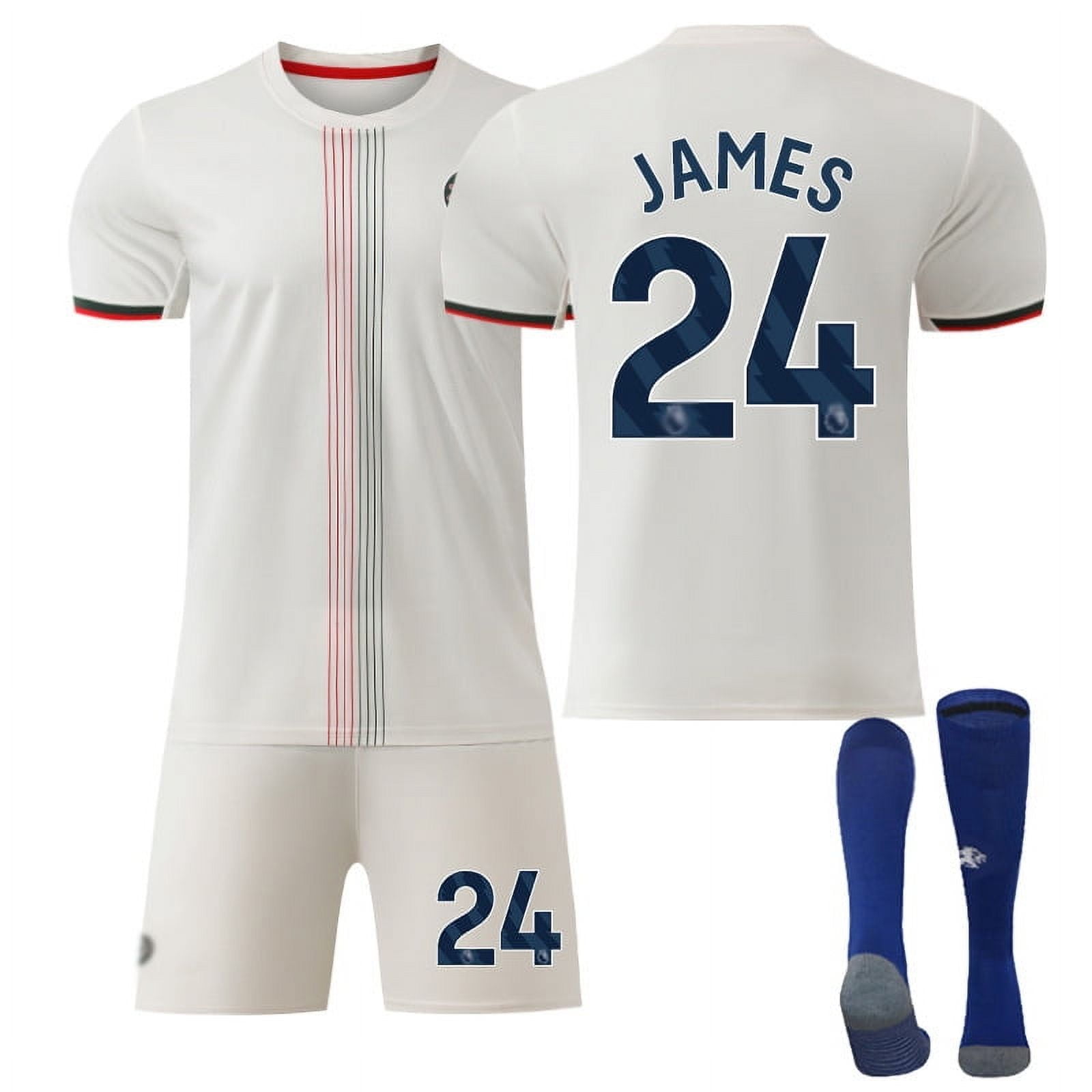 25/26 Chelsea Away Soccer Activewear No.24 JAMES Fans Training Football ...