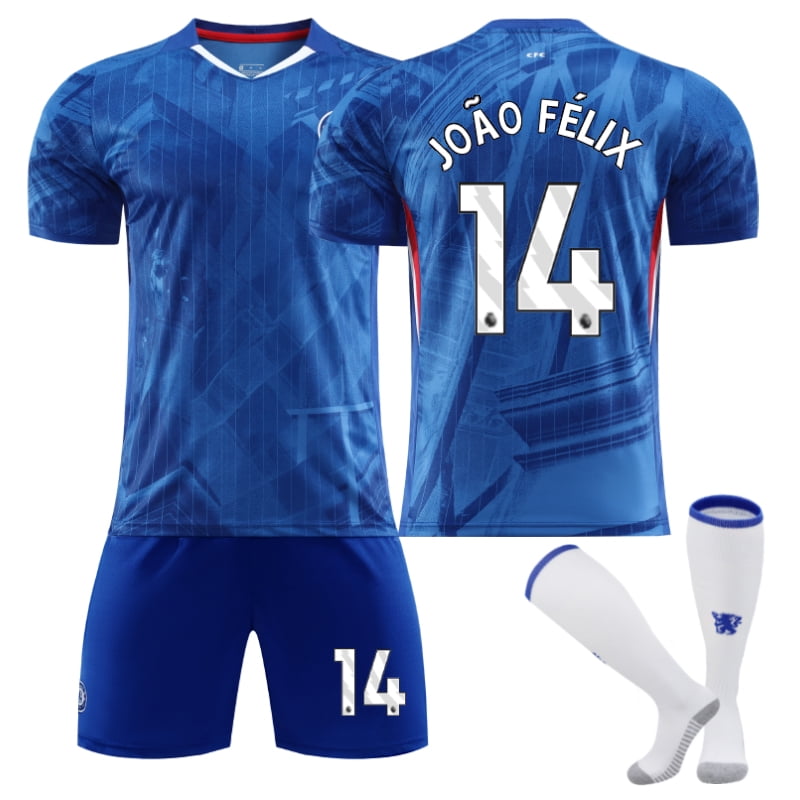 25/26 Chelsea Home Soccer Jerseys No.14 JOAO FELIX for Kids Boys Men ...